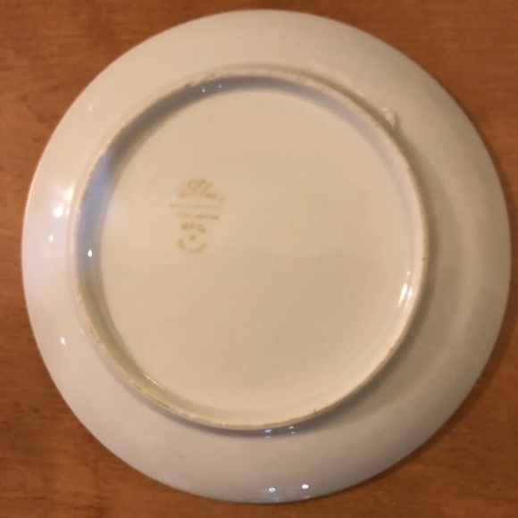 Silesia | Accents | Antique Silesia Plate Germany Floral Handpainted 6 ...